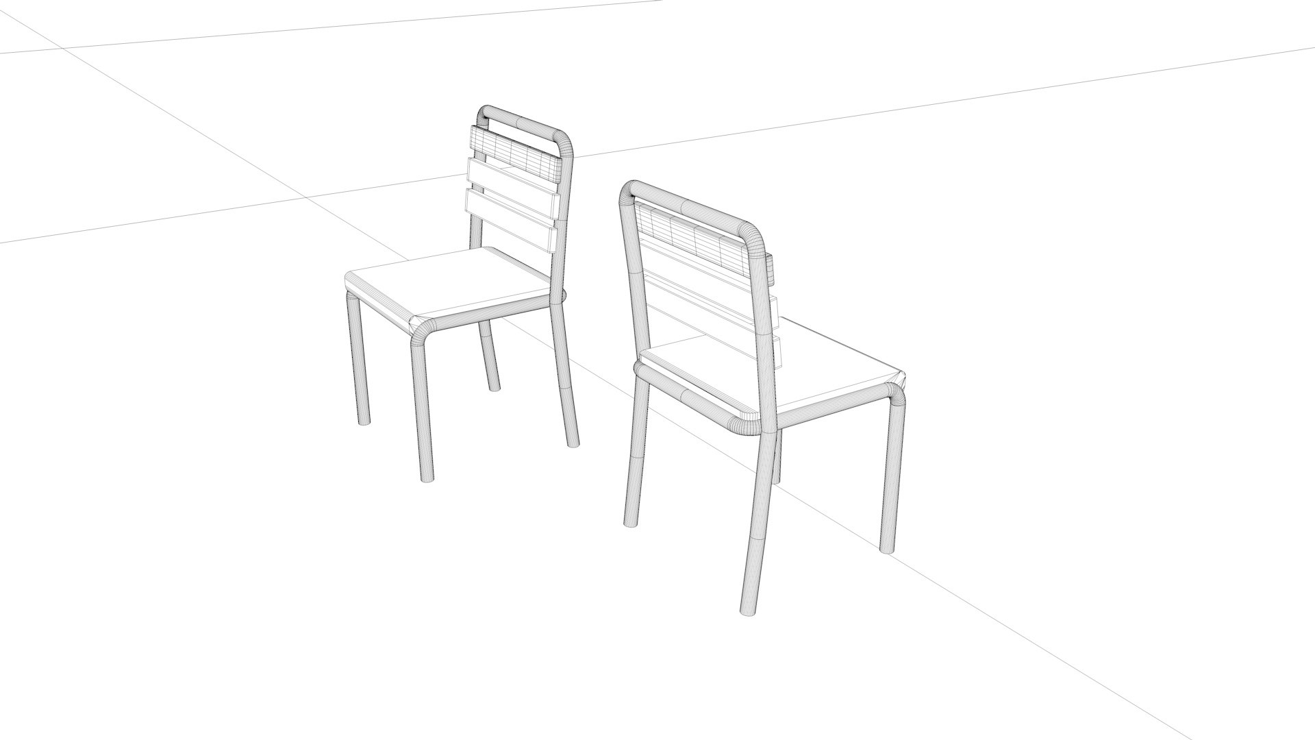 3D model Simple Chairs Wood - TurboSquid 1994377