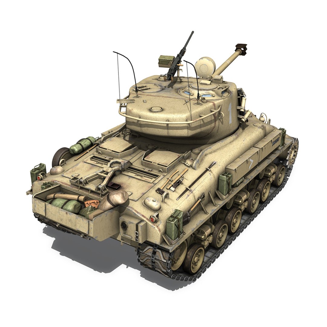 3d Israel Super Sherman