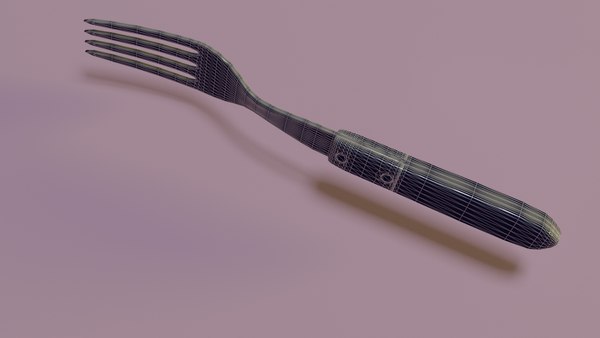 3D fork cookware model - TurboSquid 1401678