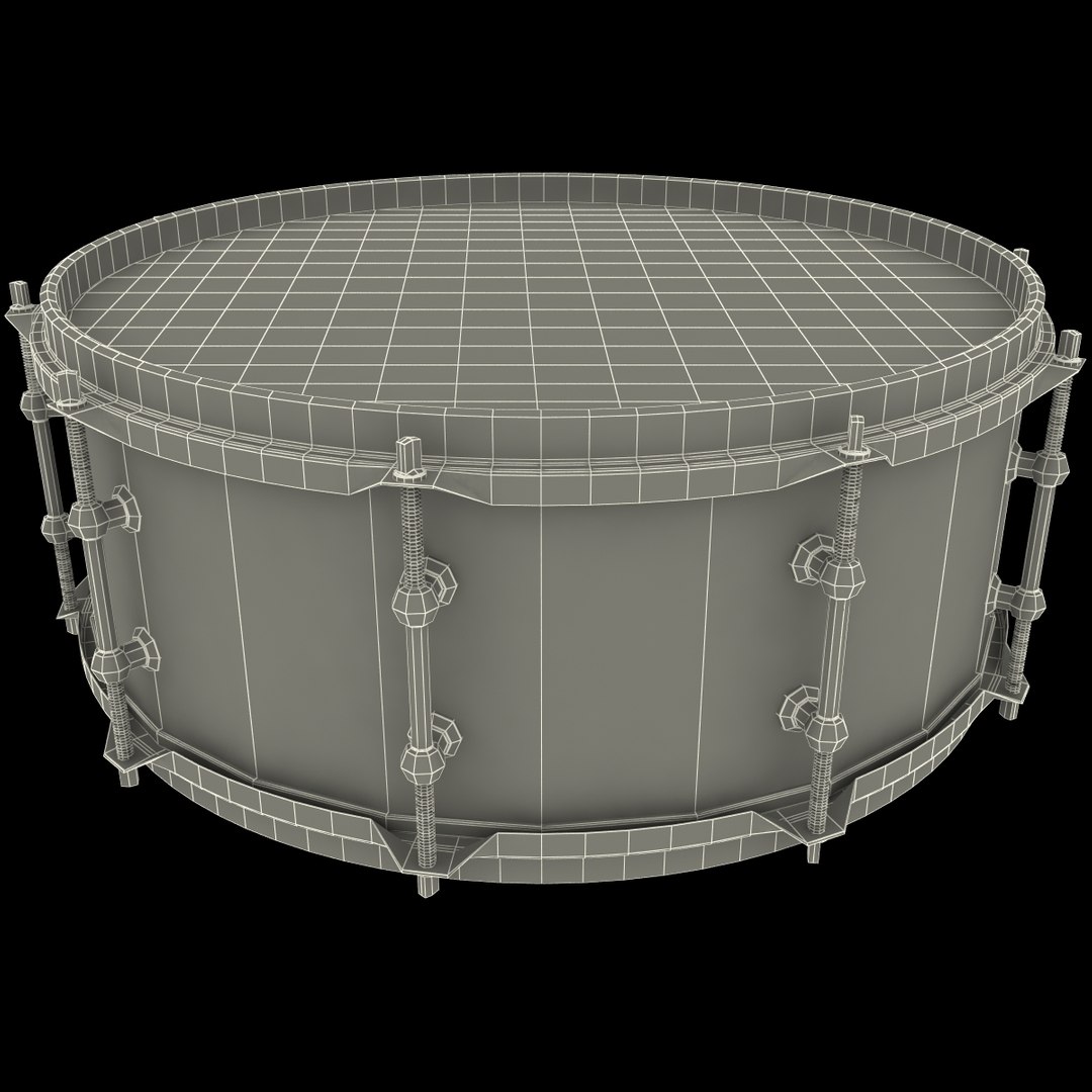 3d Model Snare Drum