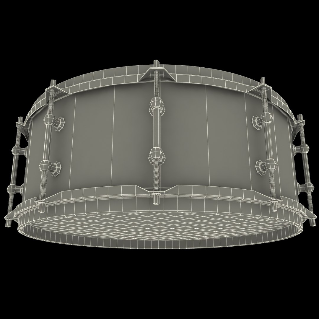 3d Model Snare Drum
