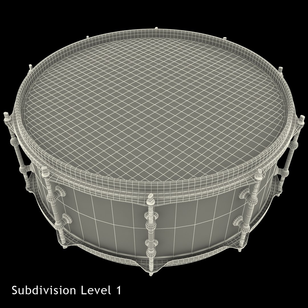 3d Model Snare Drum