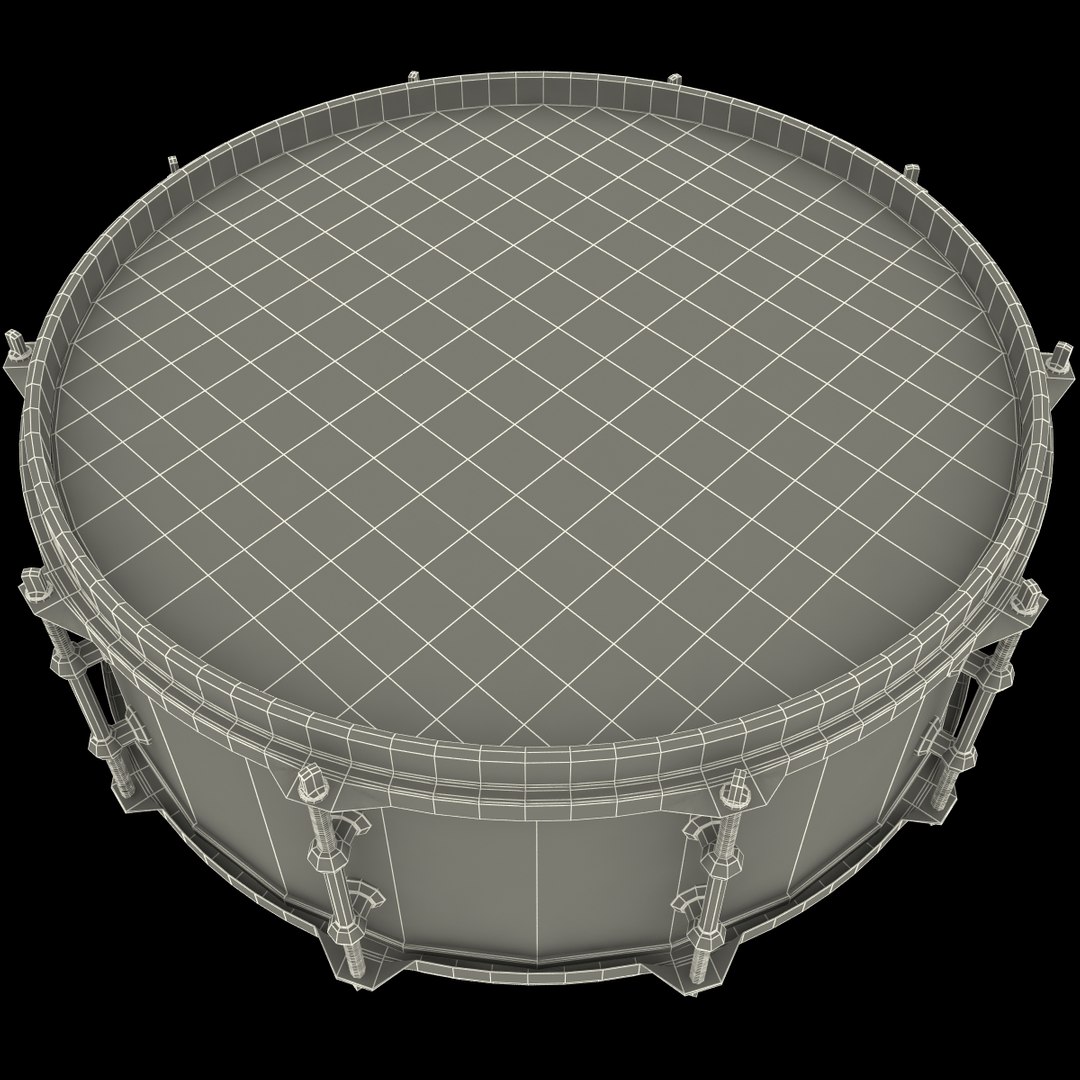 3d Model Snare Drum