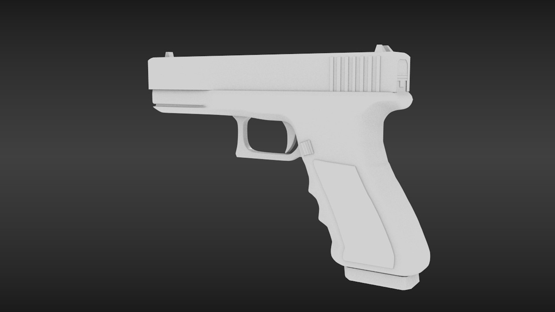 3ds Max Pistol G18