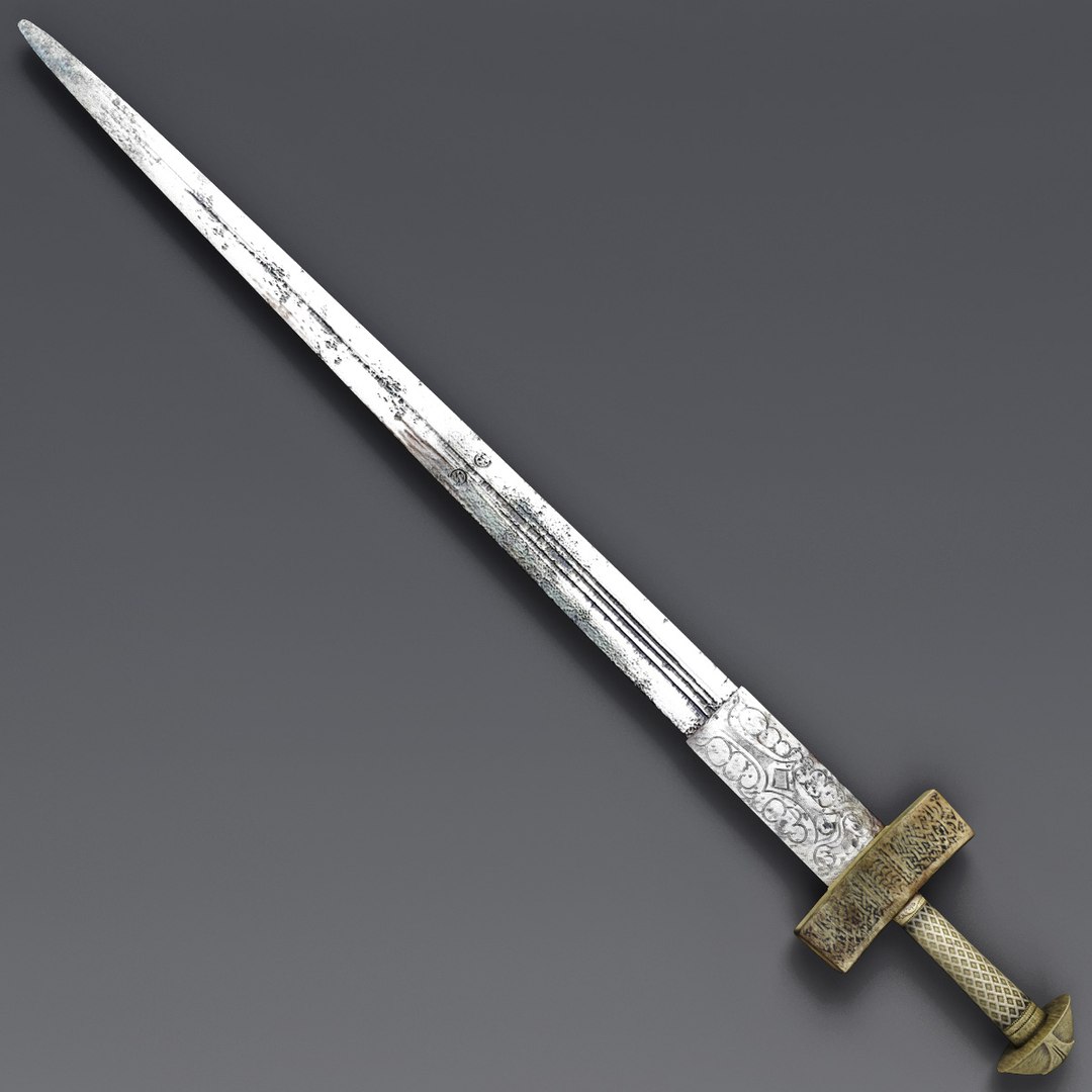 3d African Sword V2