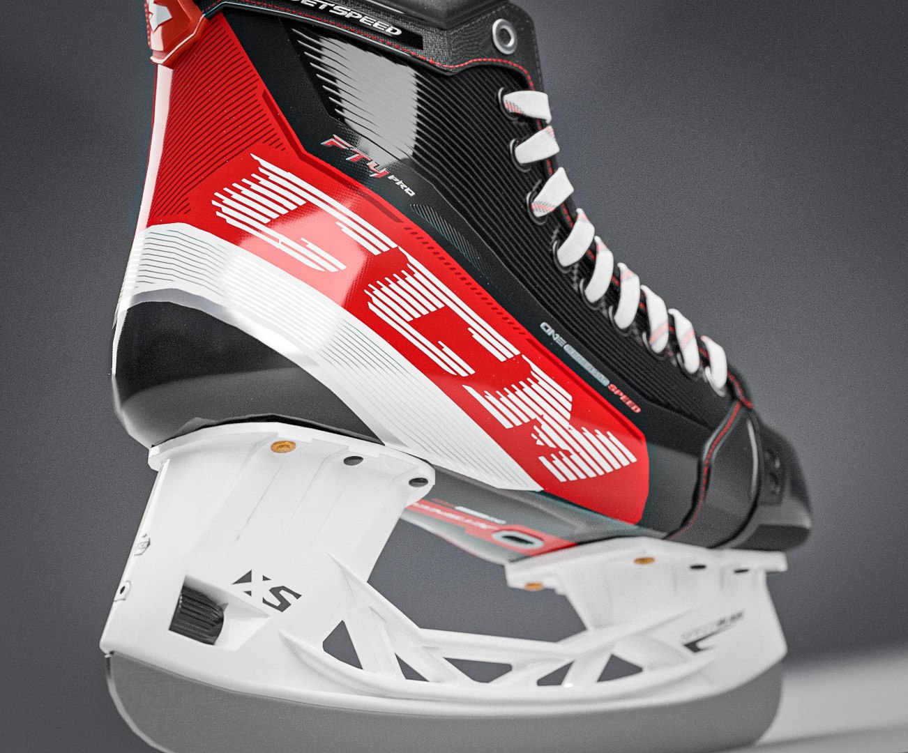 3D High quality 3d model Jetspeed FT4 Pro Skates Senior model ...