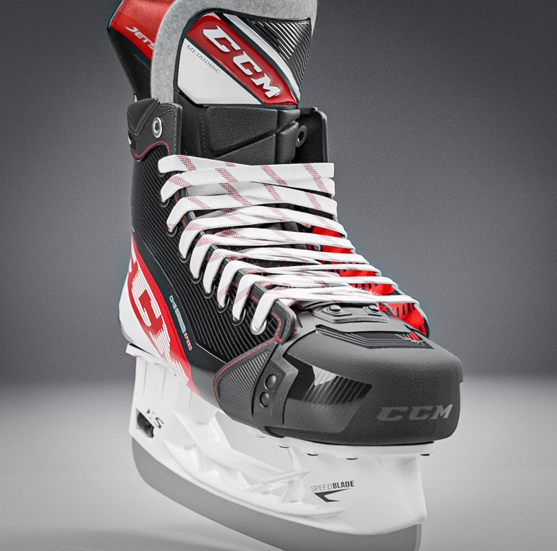 3D High quality 3d model Jetspeed FT4 Pro Skates Senior model ...