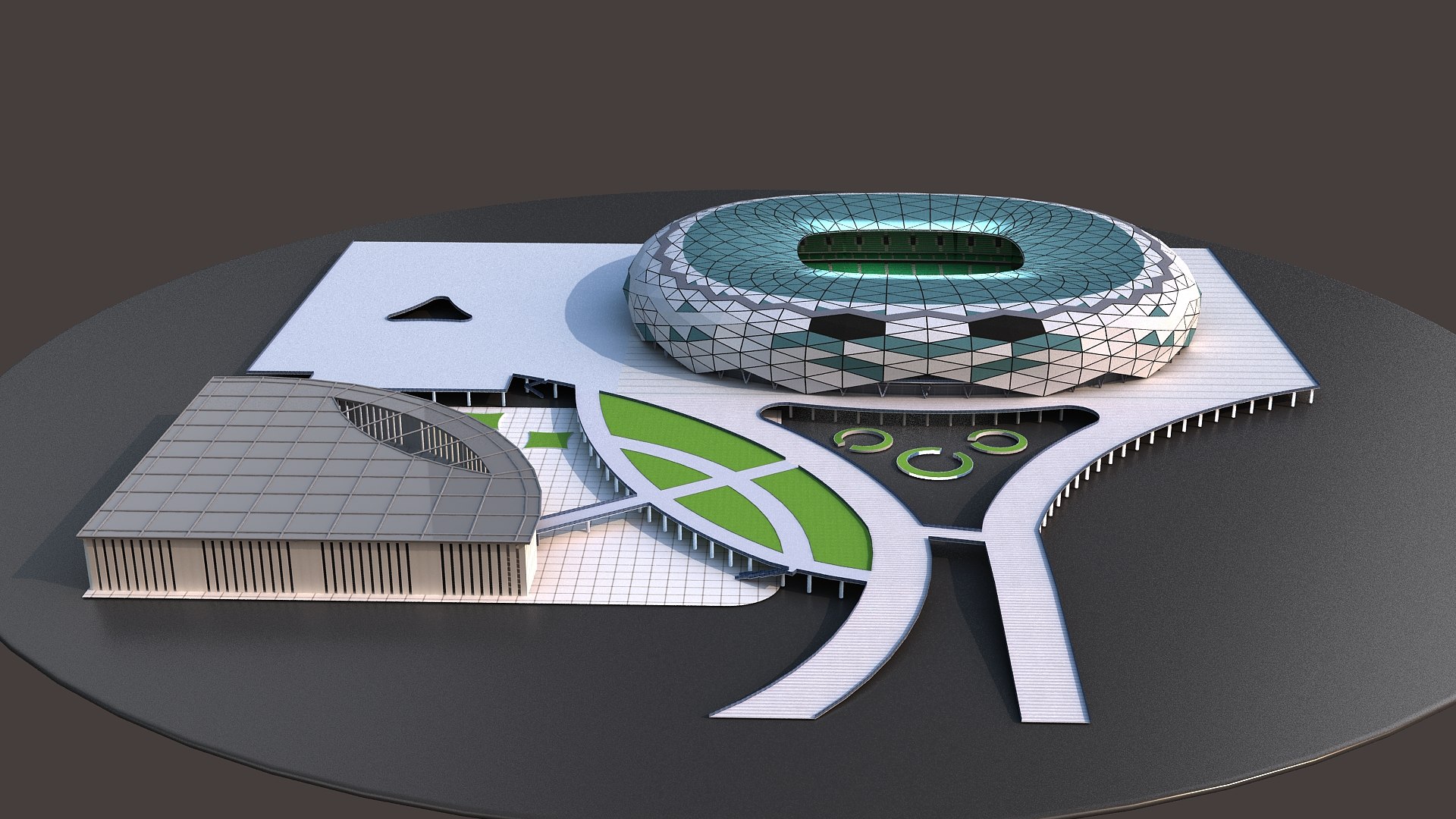 Education City Stadium 3D Model - TurboSquid 1971291