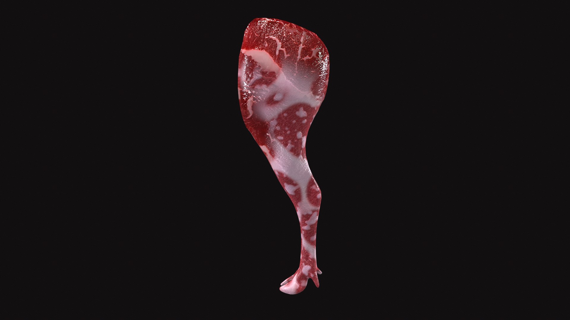 Medieval Goat Leg 02 3D Model - TurboSquid 2320601