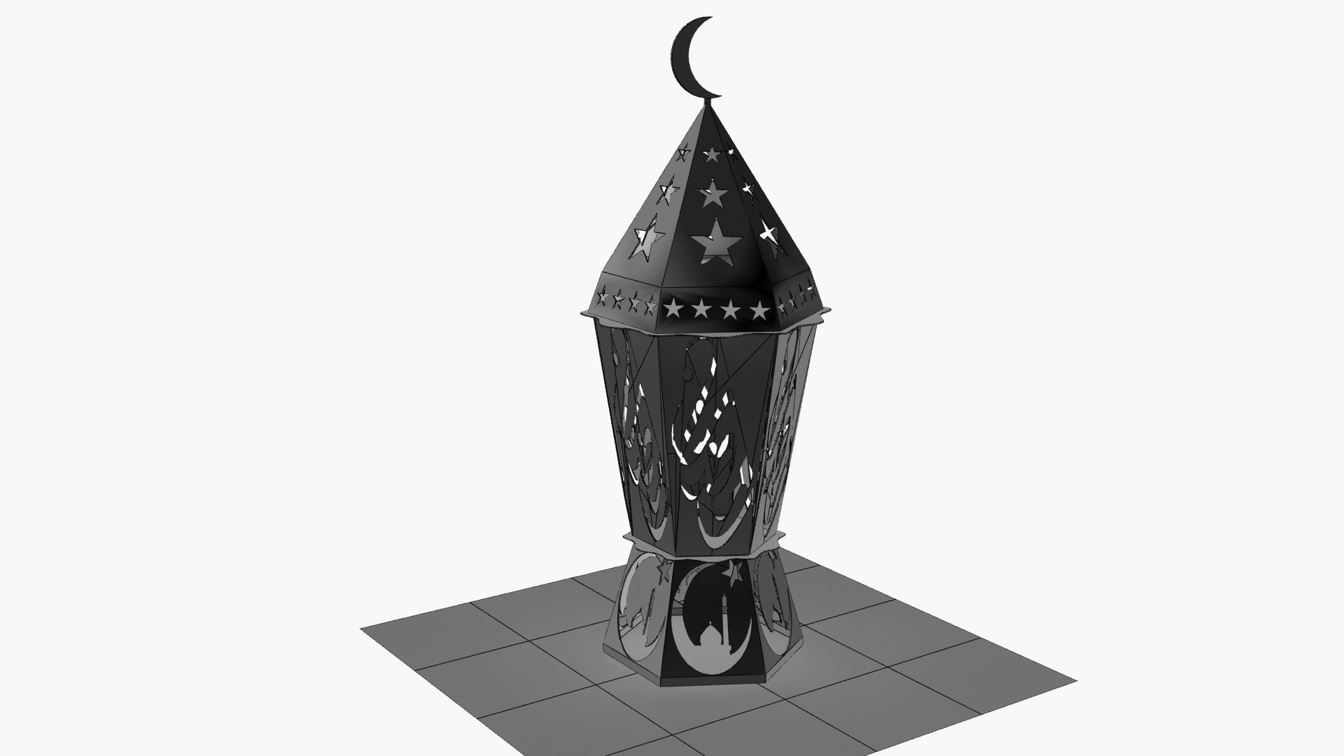 3D Ramadan Lantern - TurboSquid 2047267