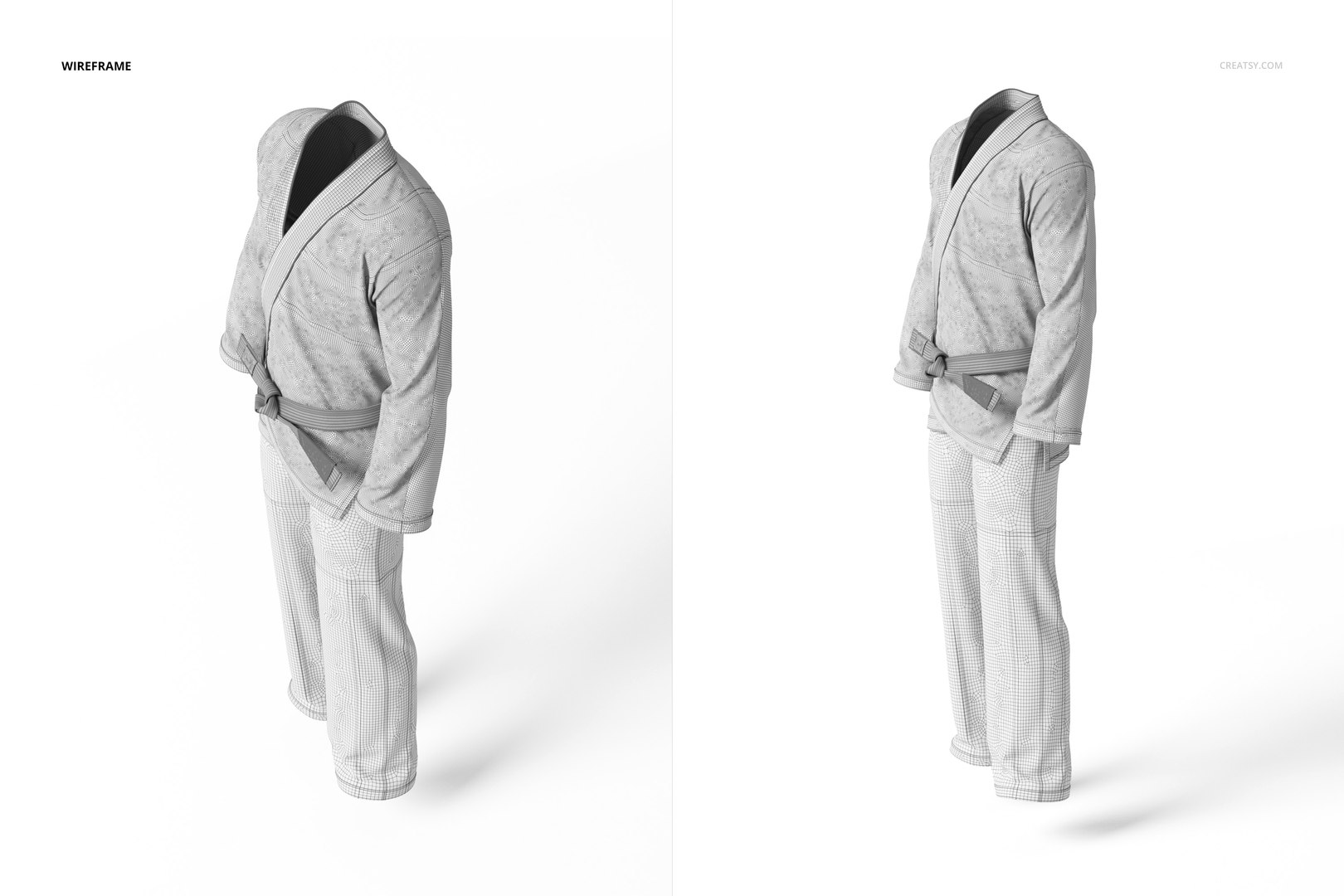 Brazilian Jiu Jitsu GI Uniform 3D Model 3D Model - TurboSquid 2362117