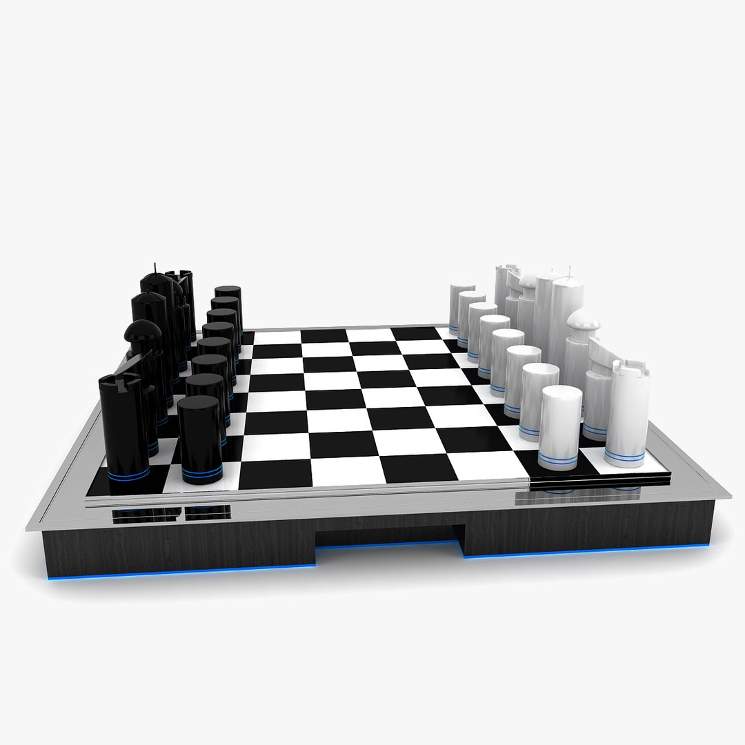 Chess Set 3d Model