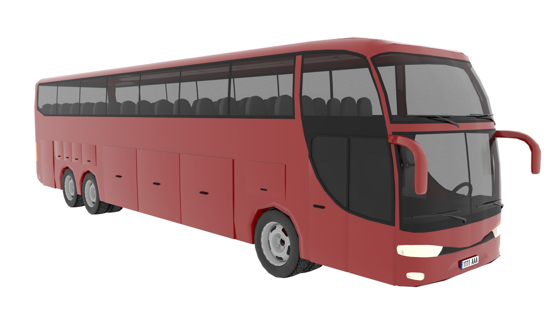 TRAVEL BUS PACK 3D Model - TurboSquid 1895857