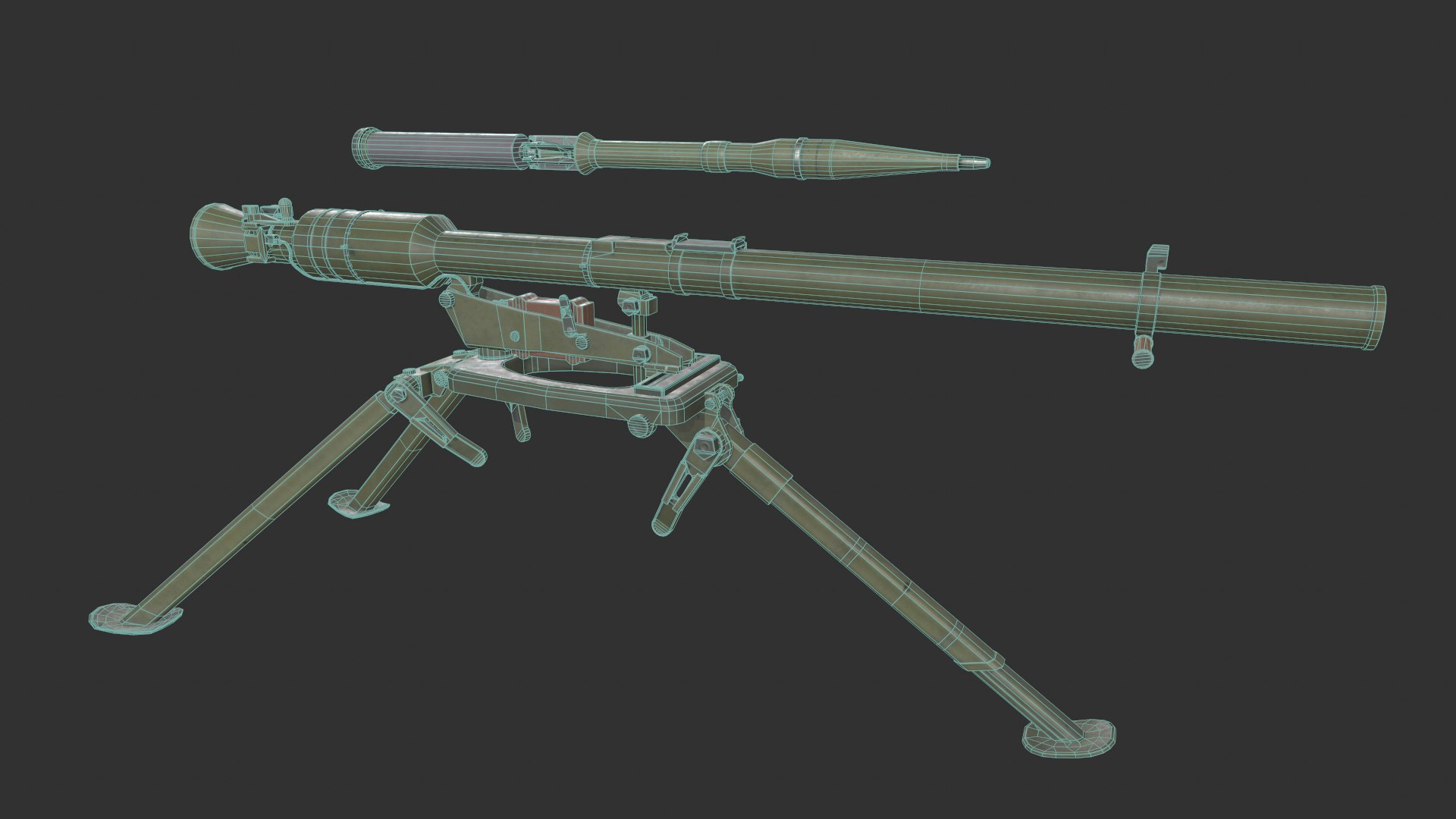 3D SPG-9 Spear - Kopyo - TurboSquid 2118621