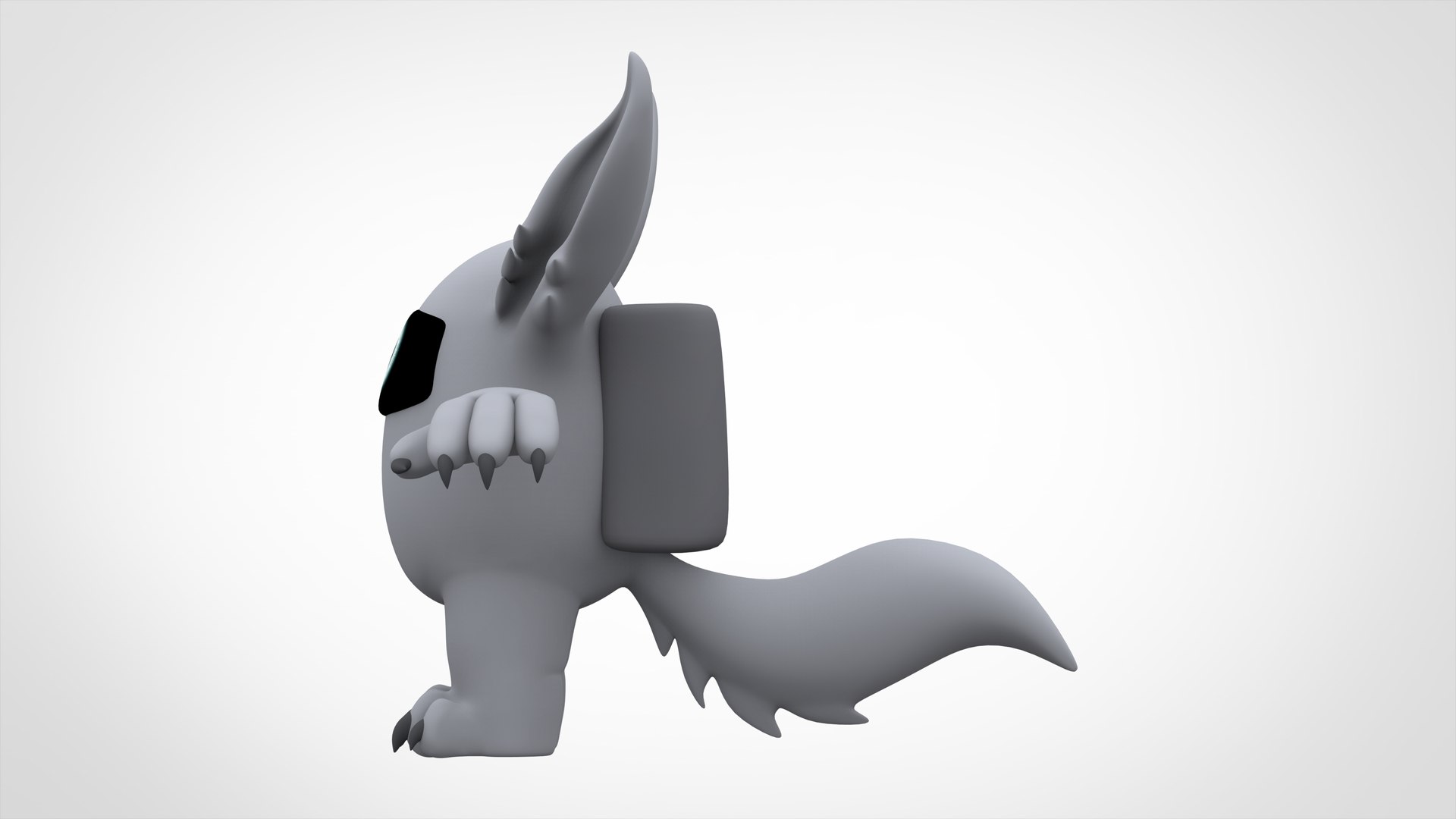 3D Silver Werewolf Model - TurboSquid 1631603