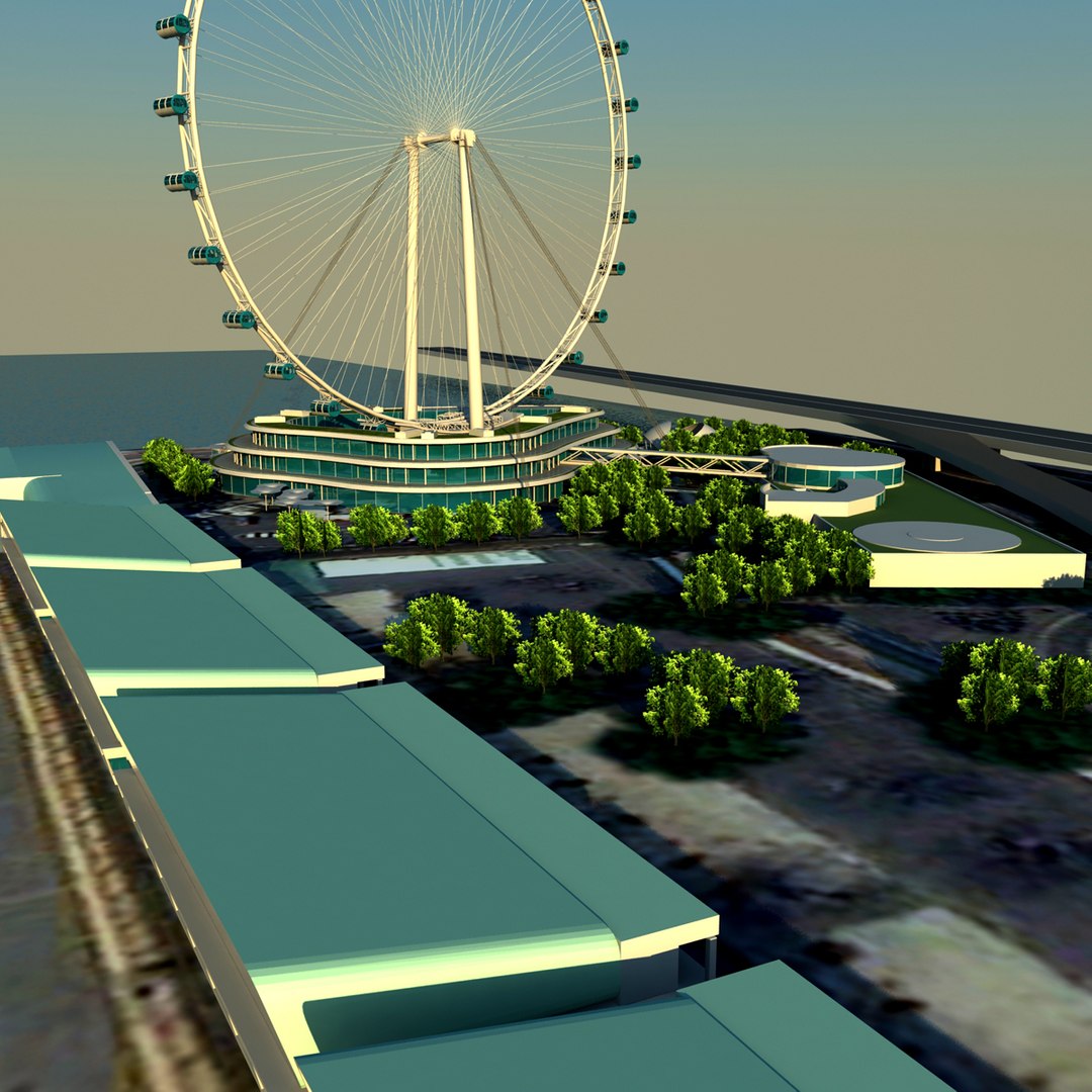 singapore building 3d model
