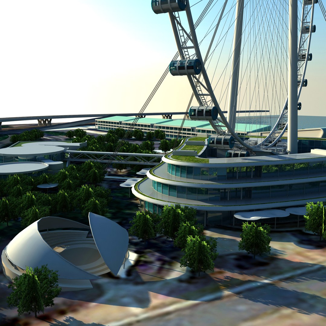 singapore building 3d model