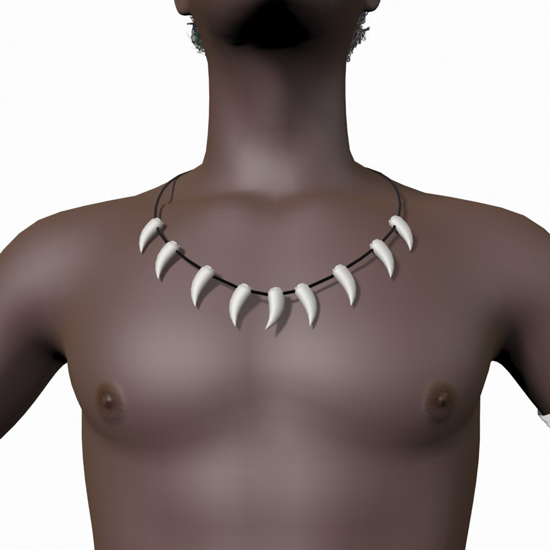 Papuan Hair Character 3d Model