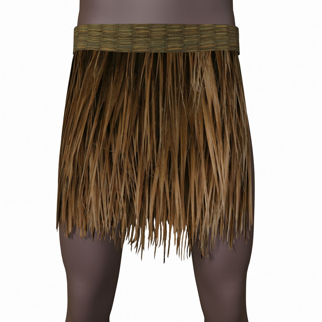 Papuan Hair Character 3d Model