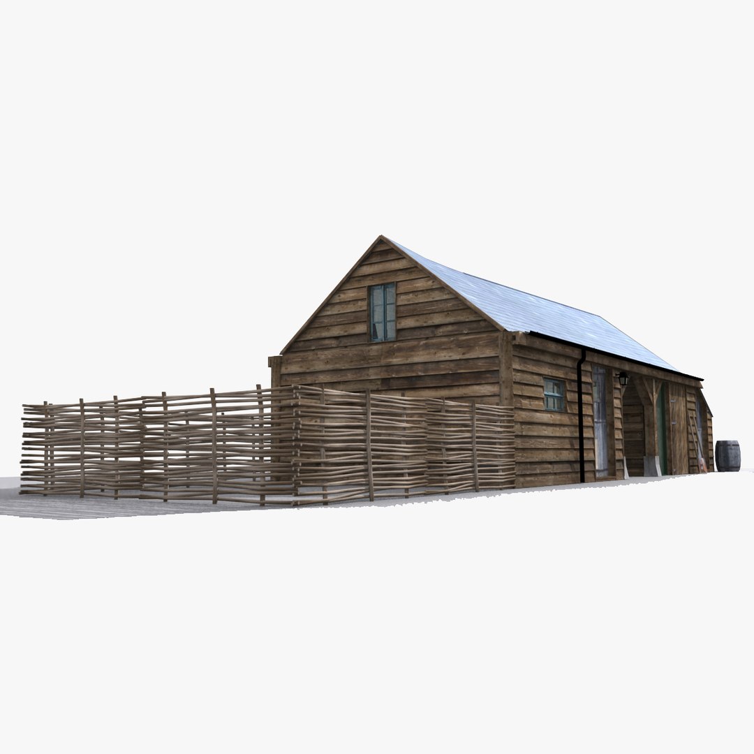 Photorealistic Old Barn Model - TurboSquid 1273660