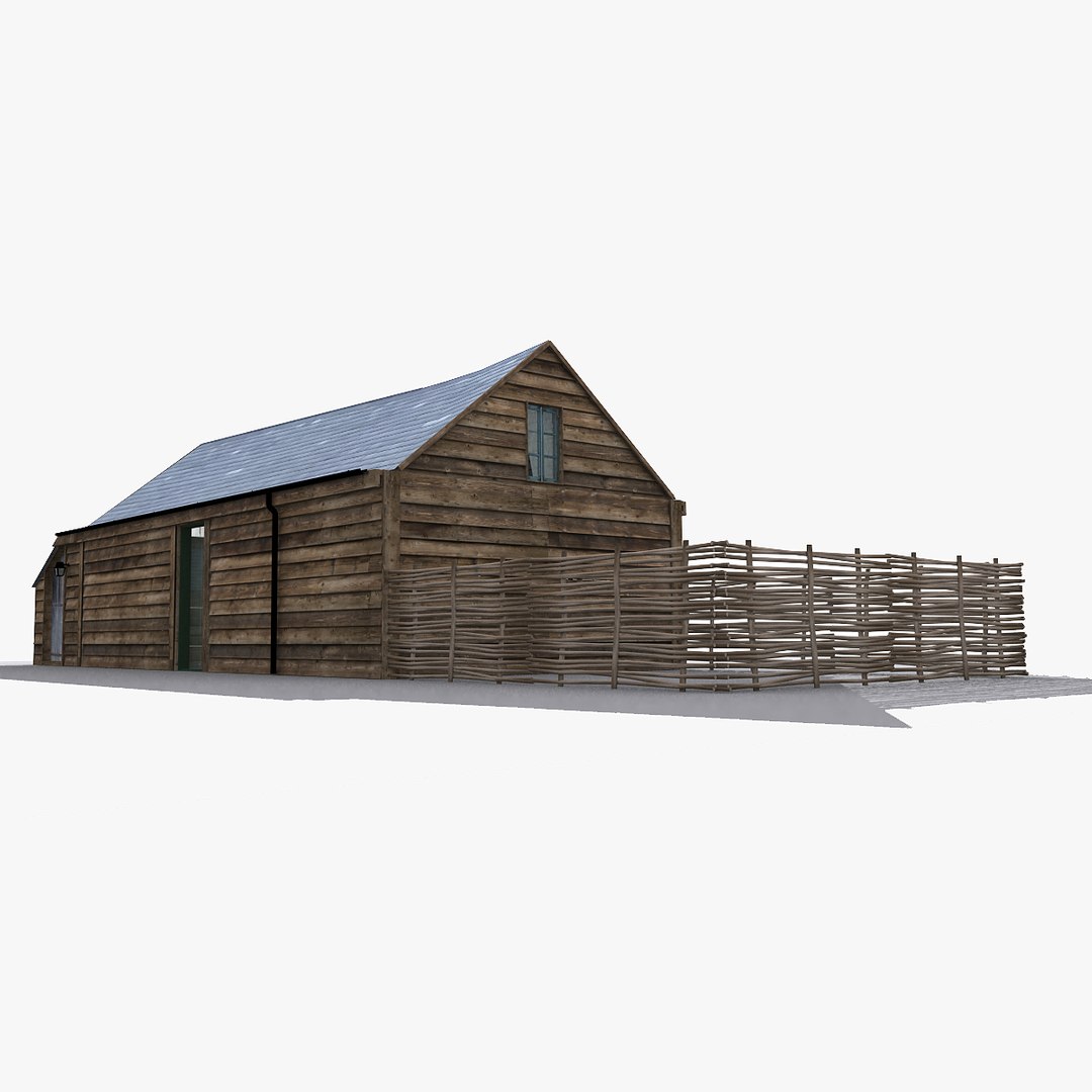 Photorealistic Old Barn Model - TurboSquid 1273660