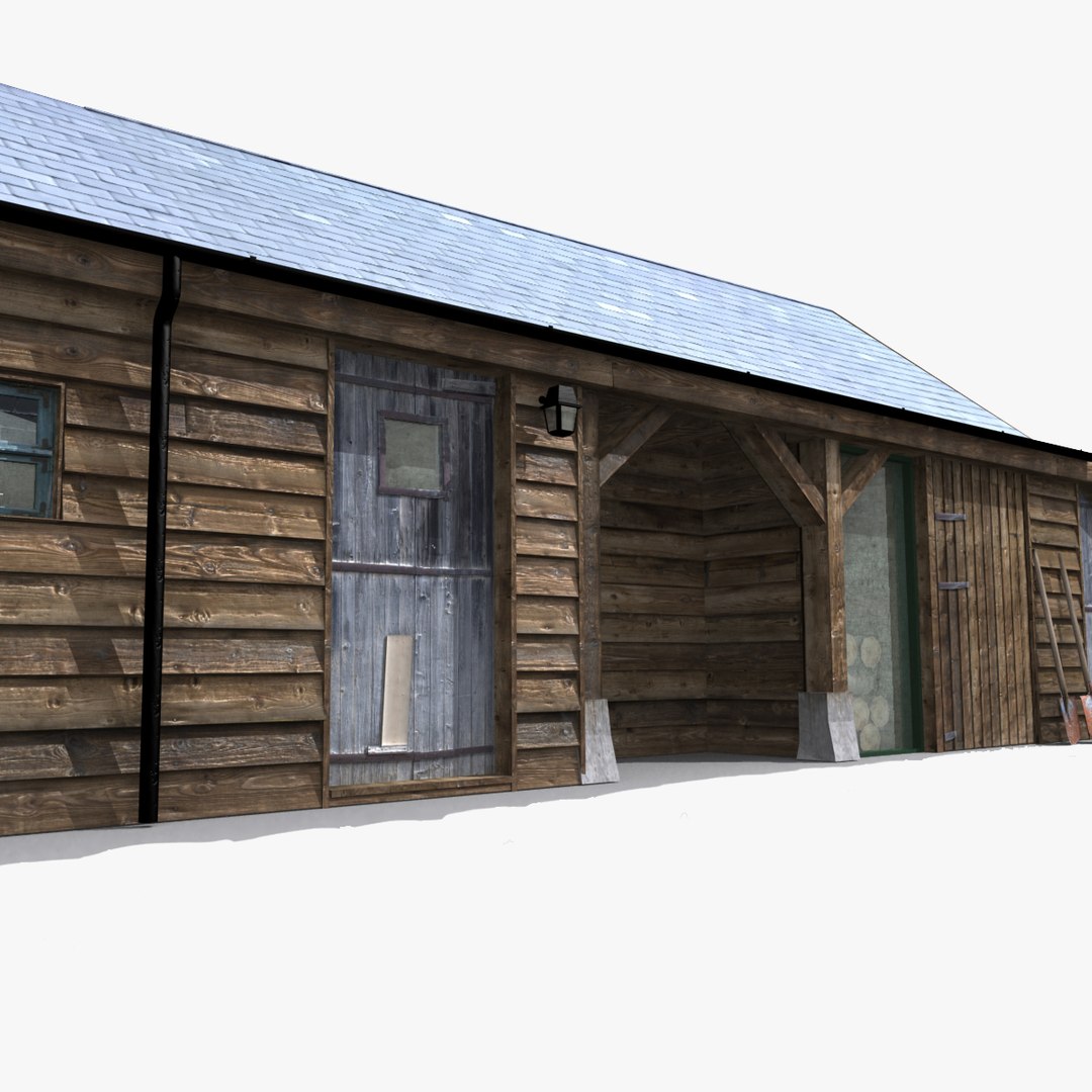 Photorealistic Old Barn Model - TurboSquid 1273660