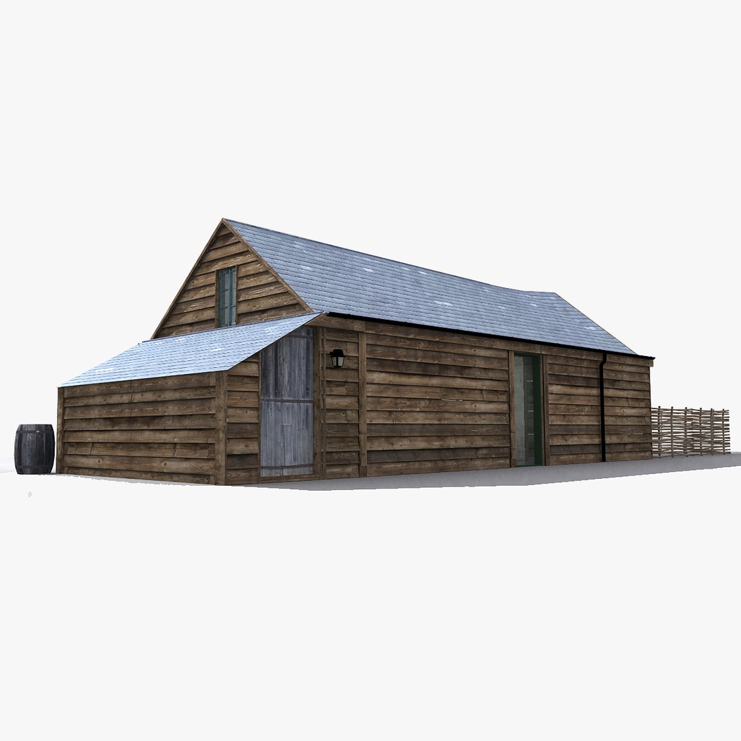 Photorealistic Old Barn Model - TurboSquid 1273660