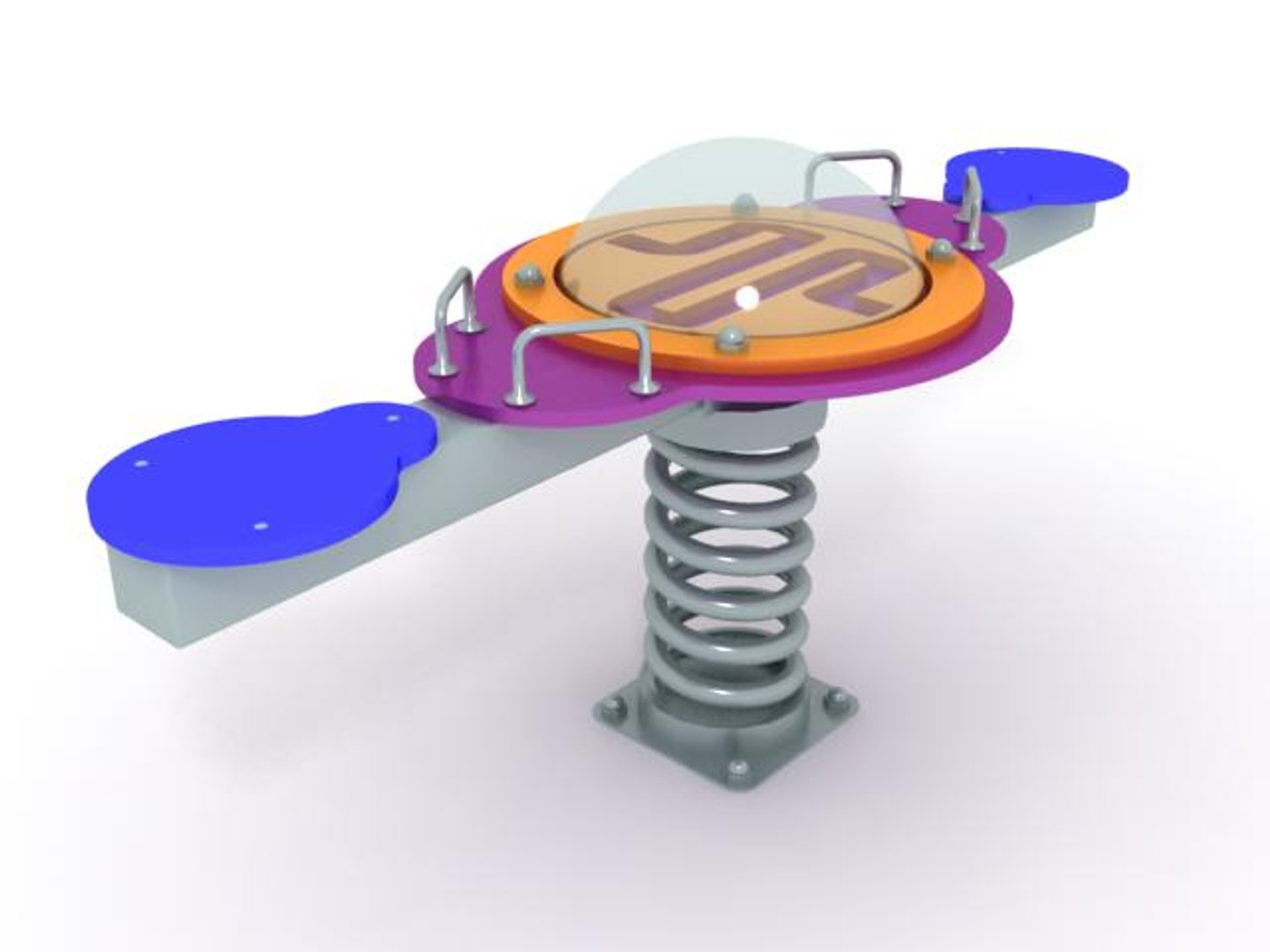 Spring Seesaw 01 3d 3ds