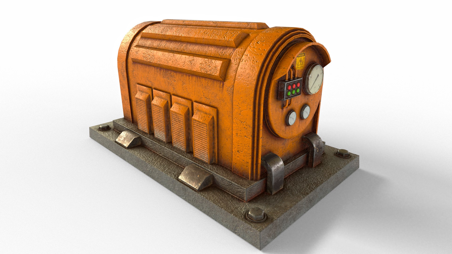 3D Electrical Generator Industrial Model - TurboSquid 1683599