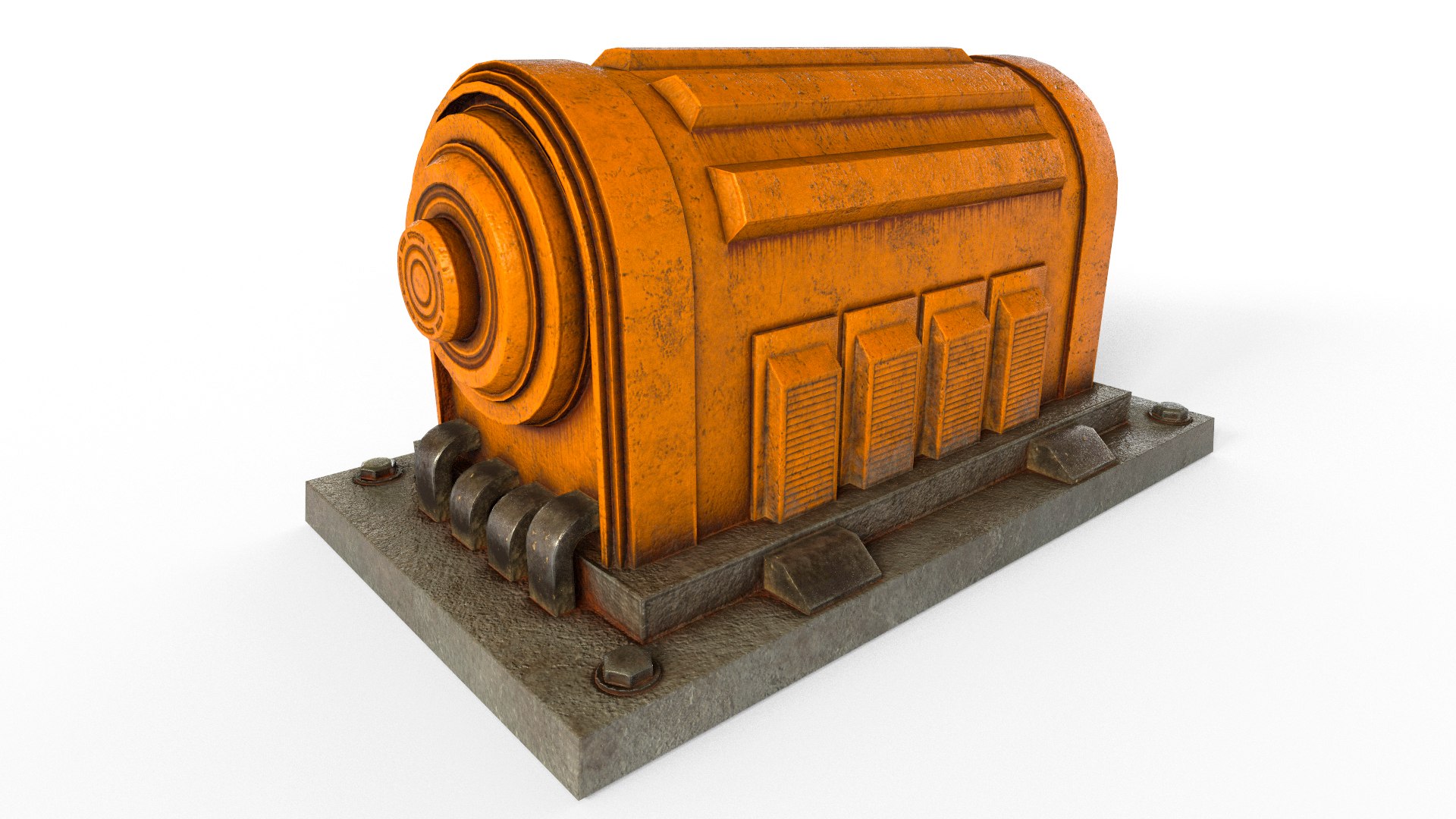 3D Electrical Generator Industrial Model - TurboSquid 1683599