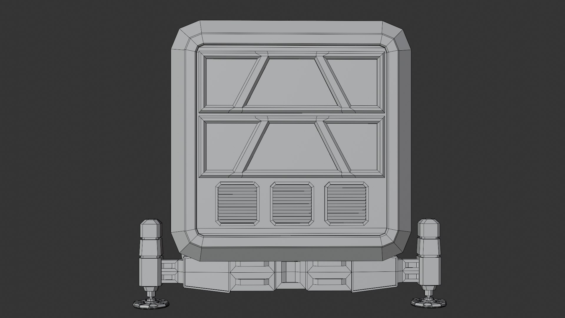 MARS SciFi Container Base 01 3D Model - TurboSquid 2219221