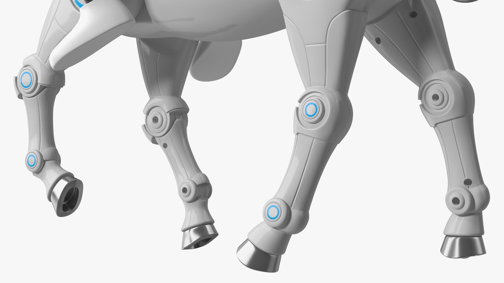 Humanoid Cyborg Child Riding Robotic Horse 3D Model - TurboSquid 2386679