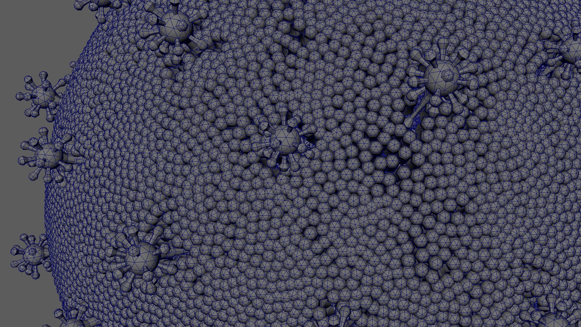 3D HIV Cell Structure - TurboSquid 2243584