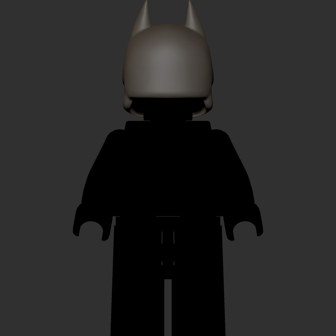 3D Minifig Batman Mask Model - TurboSquid 2309242