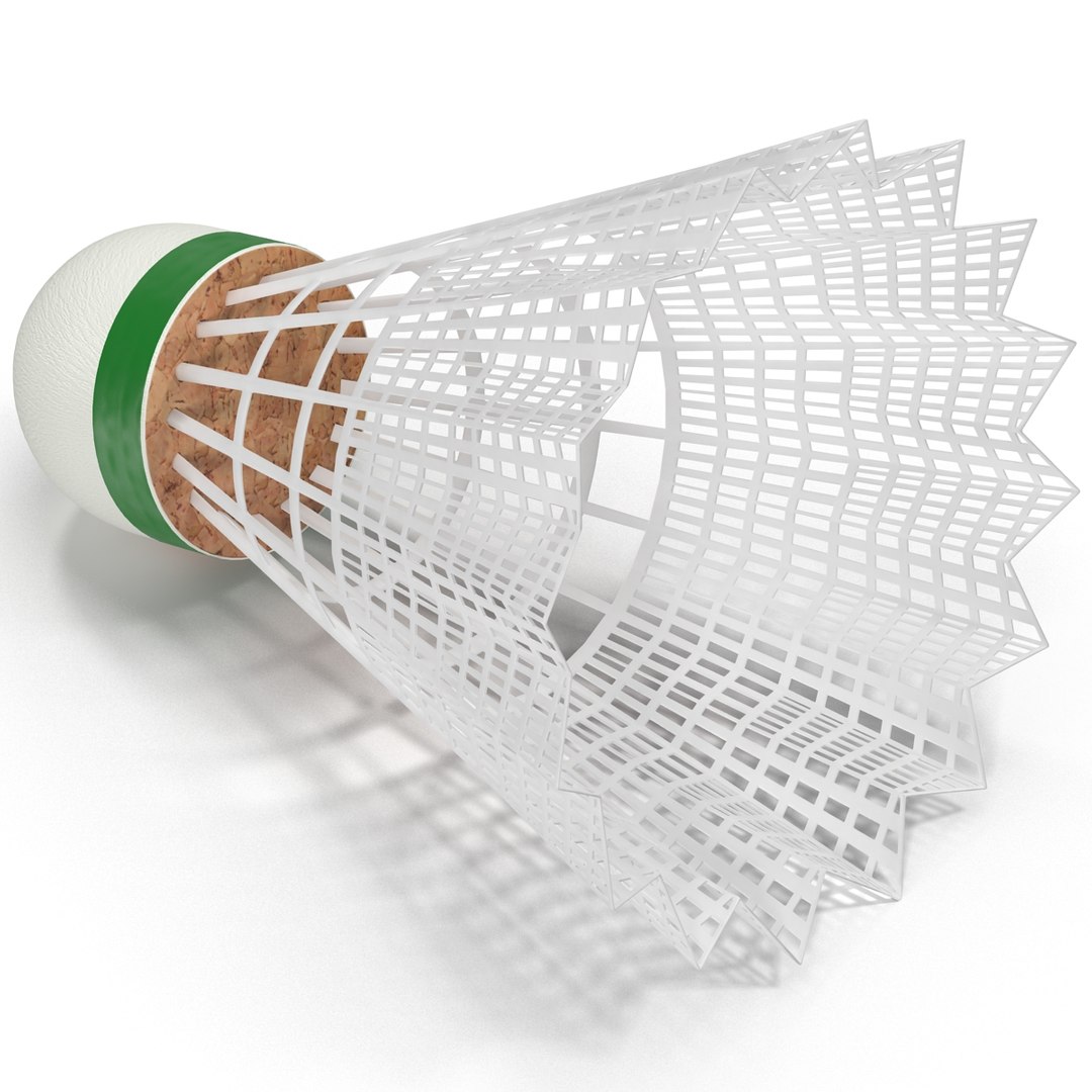 3d badminton racket 2 shuttlecock