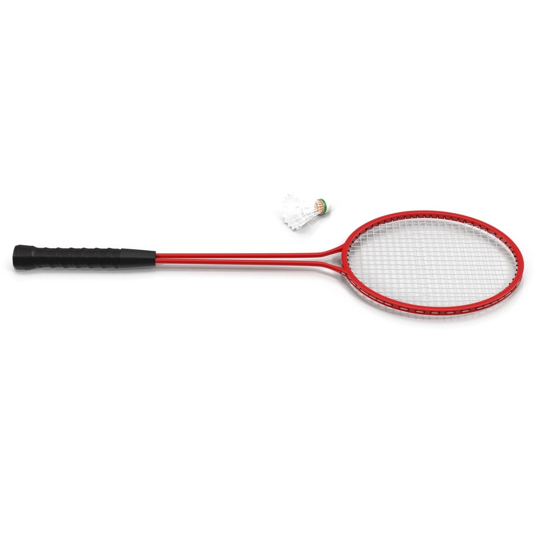 3d Badminton Racket 2 Shuttlecock