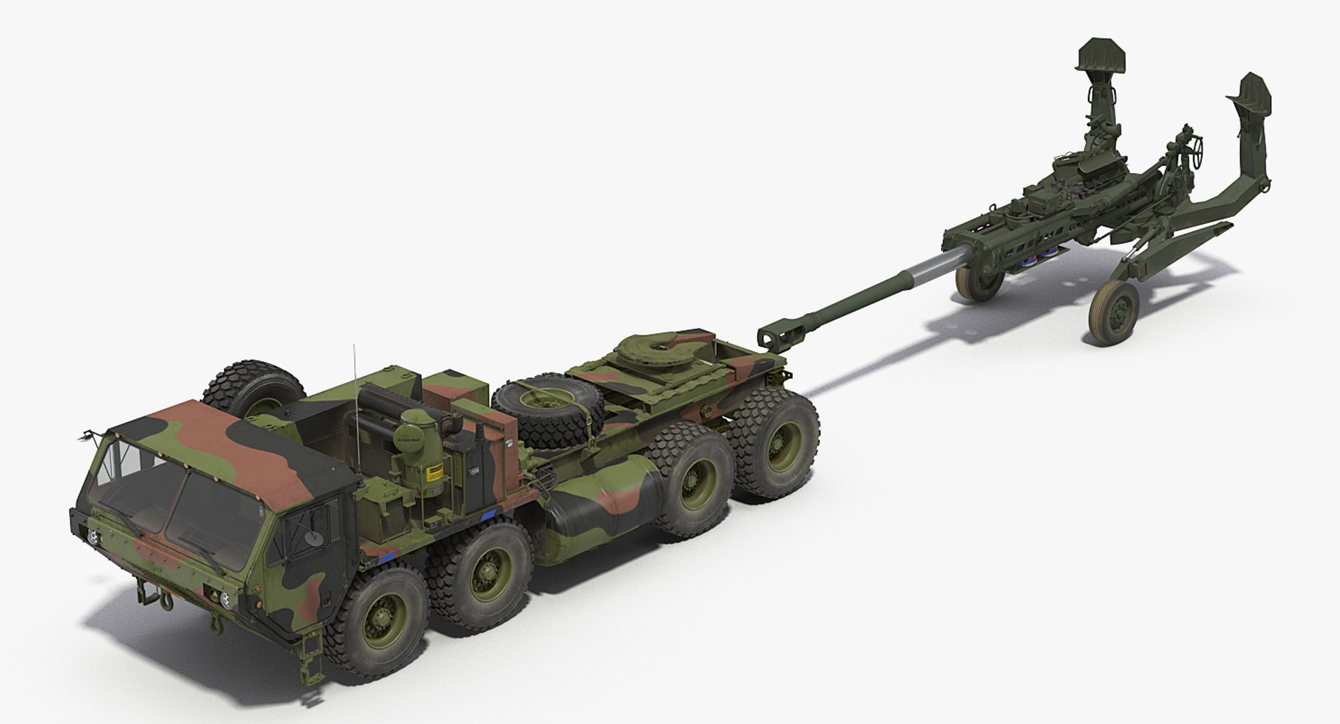3D Oshkosh Hemtt Truck Towing - TurboSquid 1313039