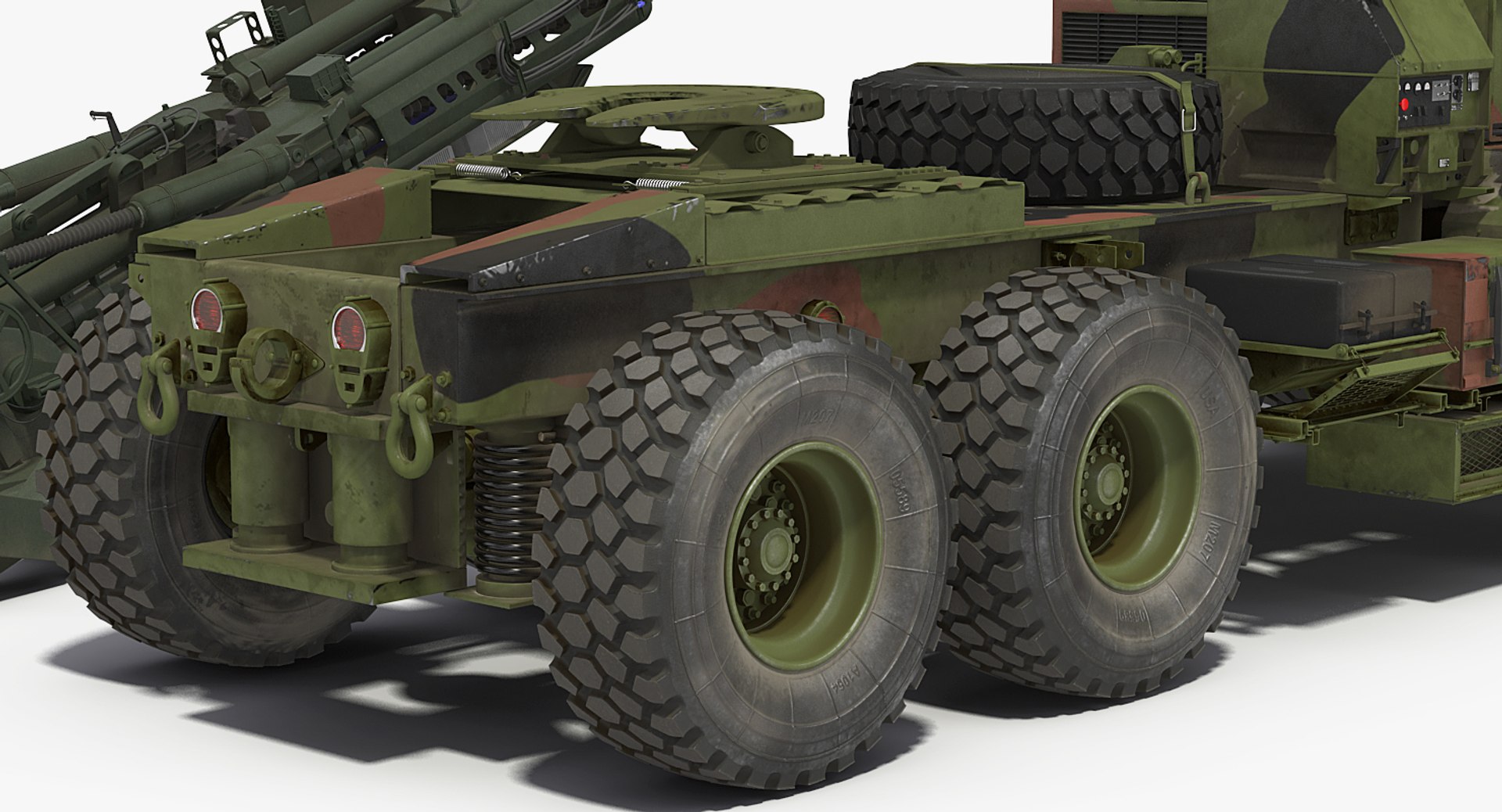 3D oshkosh hemtt truck towing - TurboSquid 1313039