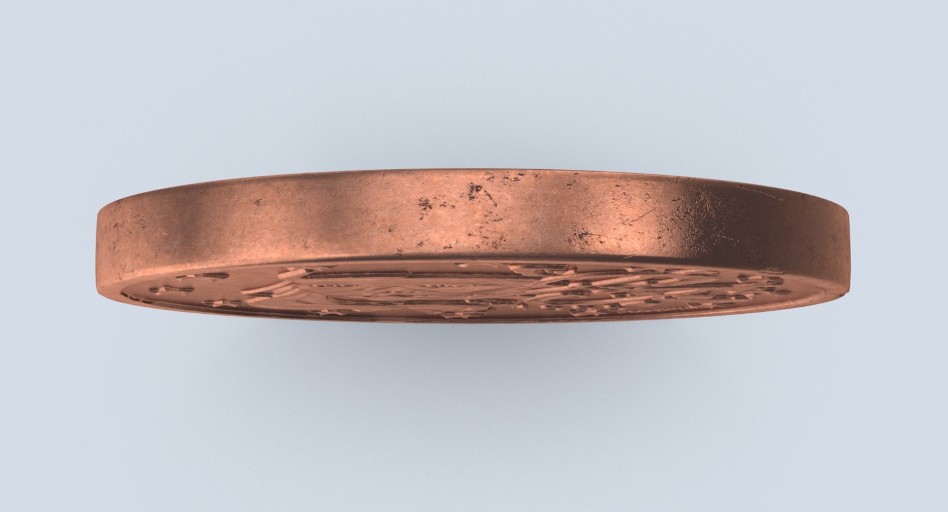 3d Model 2-cent-euro-coin