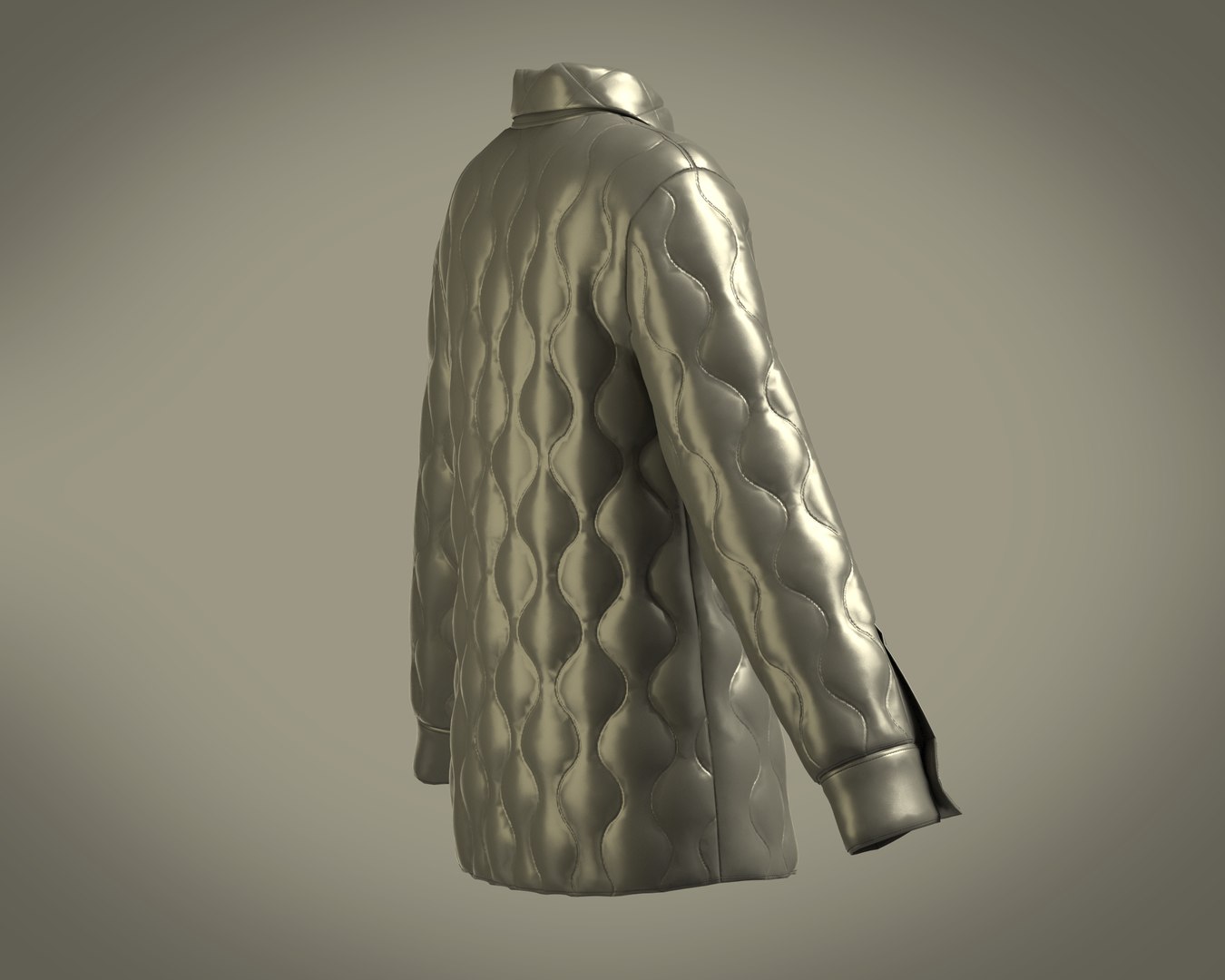 Girls Puffer Jacket 3D Model - TurboSquid 2033806