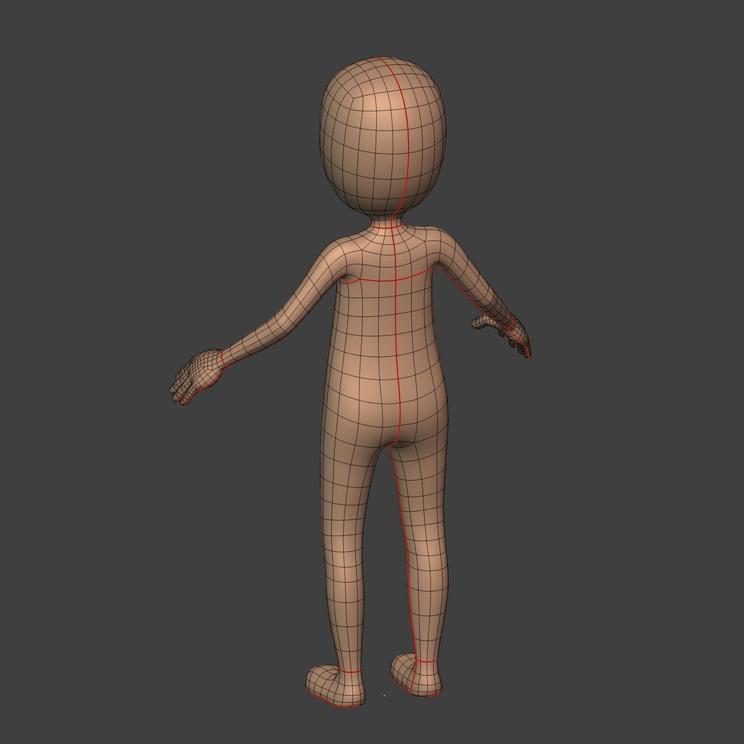 Cartoon Character 3D Model - TurboSquid 2150582