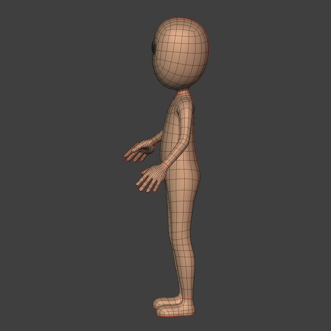 Cartoon Character 3D Model - TurboSquid 2150582