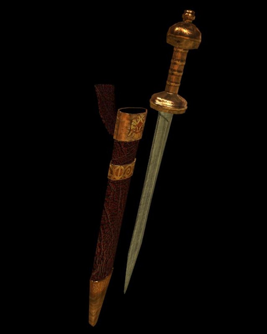 Roman sword 3D model - TurboSquid 1219901