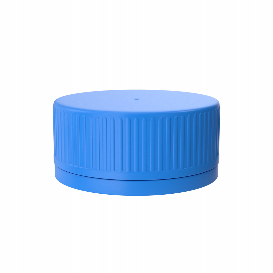 Blue Yogurt Bottle Cap Model - TurboSquid 2200352