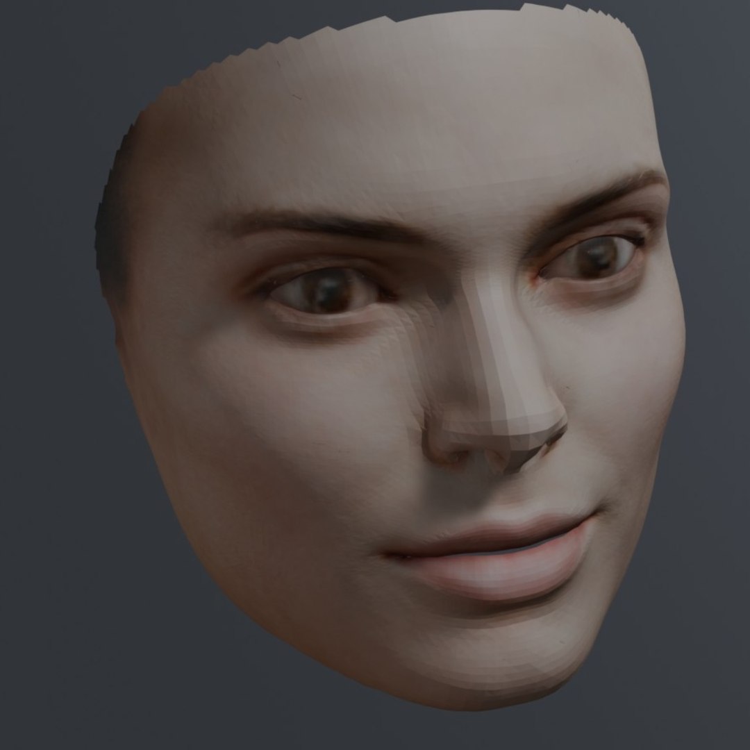 PopFace BaseMesh - Kendall Jenner 3D Model - TurboSquid 2257035