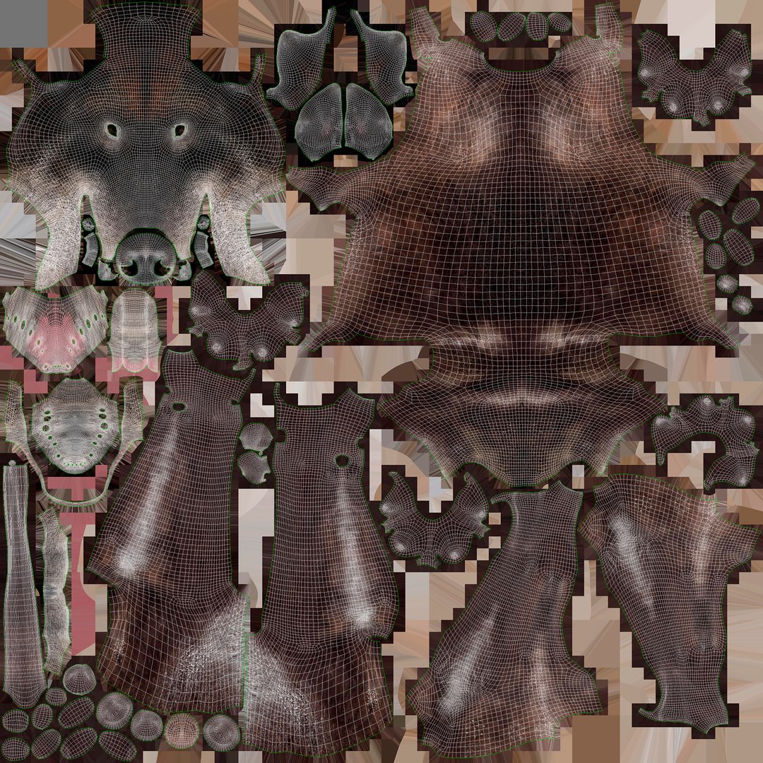 Realistic rigged black wolf 3D model - TurboSquid 1480489