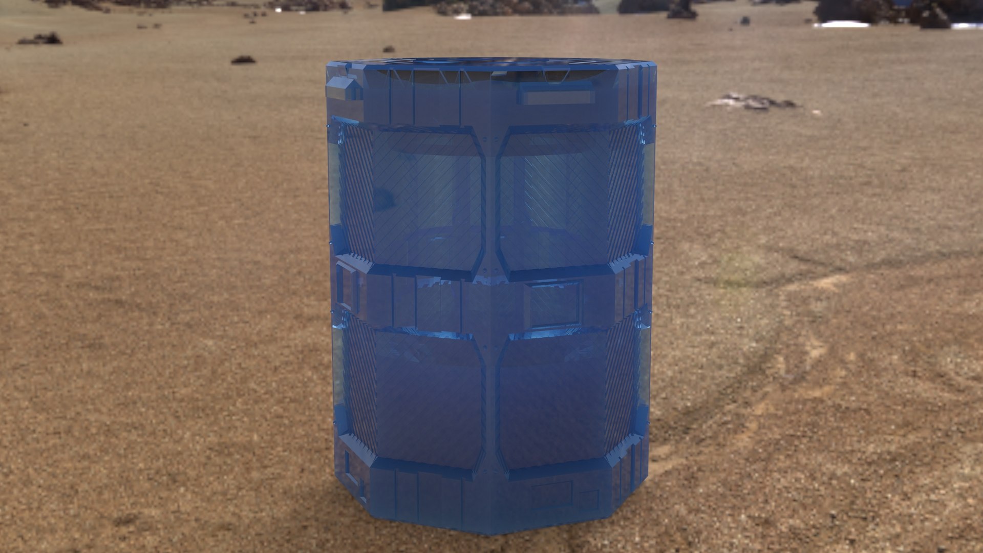 Sci-fi Canister As A Storage Container 3D - TurboSquid 2026079