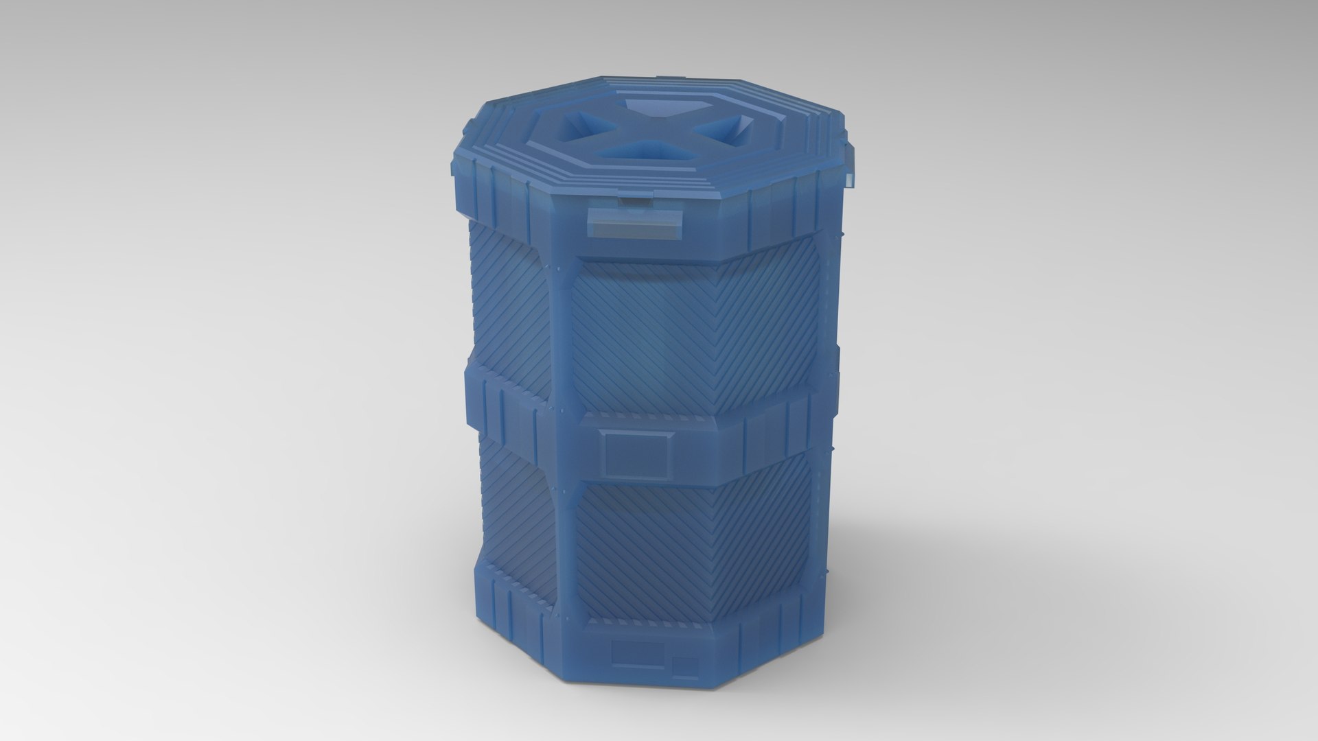 Sci-fi Canister As A Storage Container 3D - TurboSquid 2026079