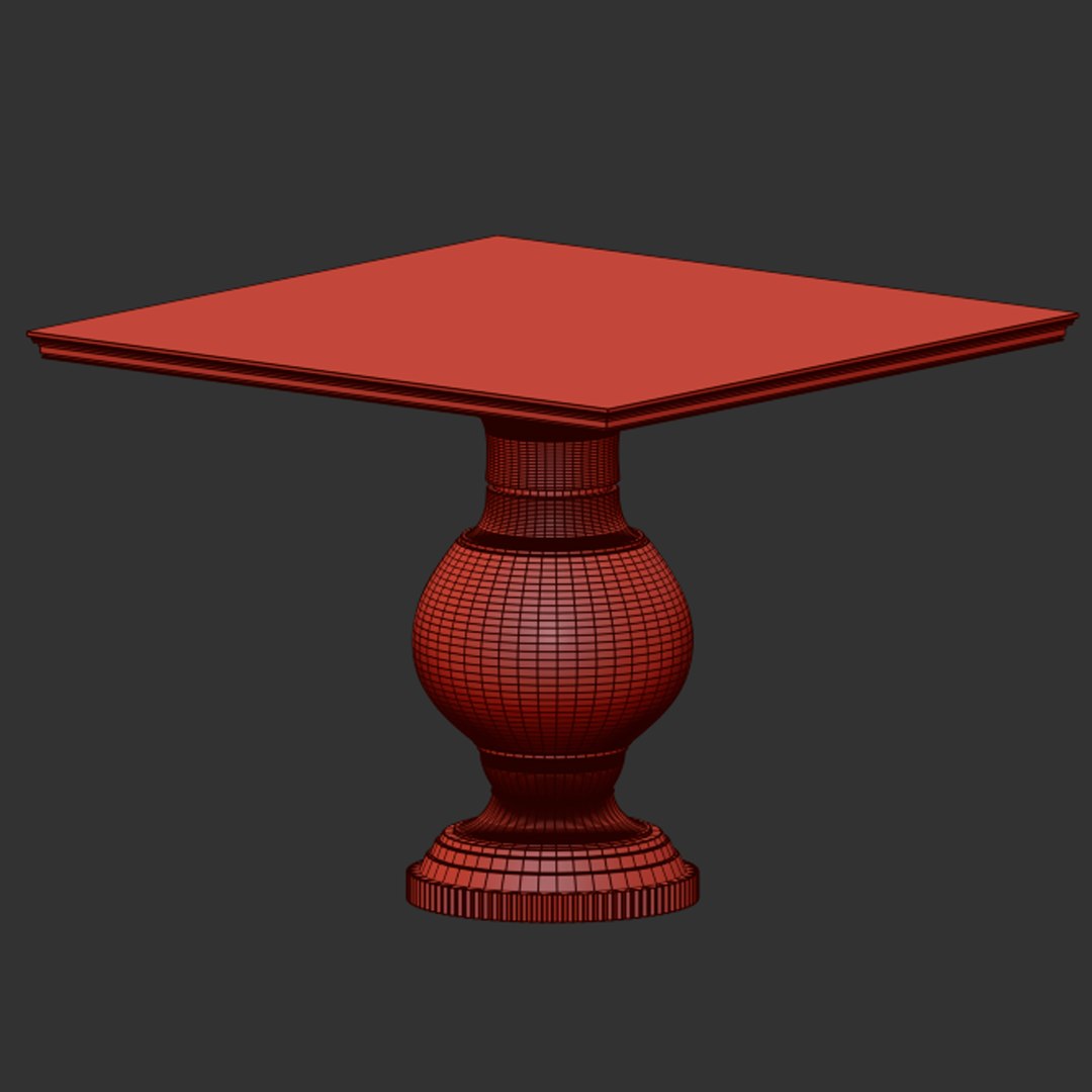 3D Table Old Design Model - TurboSquid 2014962