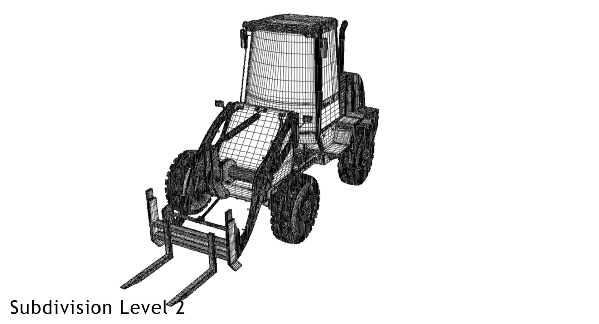 3d Lifter Industrial Model